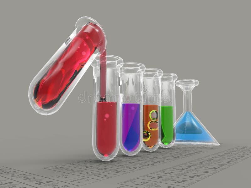 Science tube stock illustration. Illustration of research - 40933903