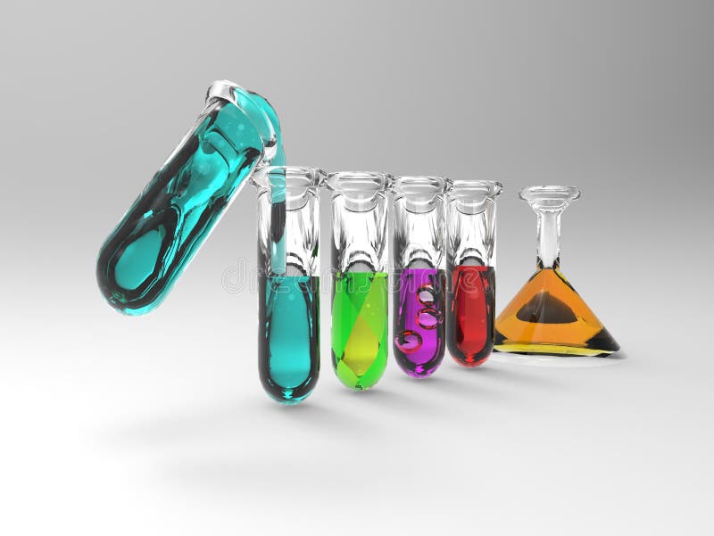 Science tube stock illustration. Illustration of blue - 40878096