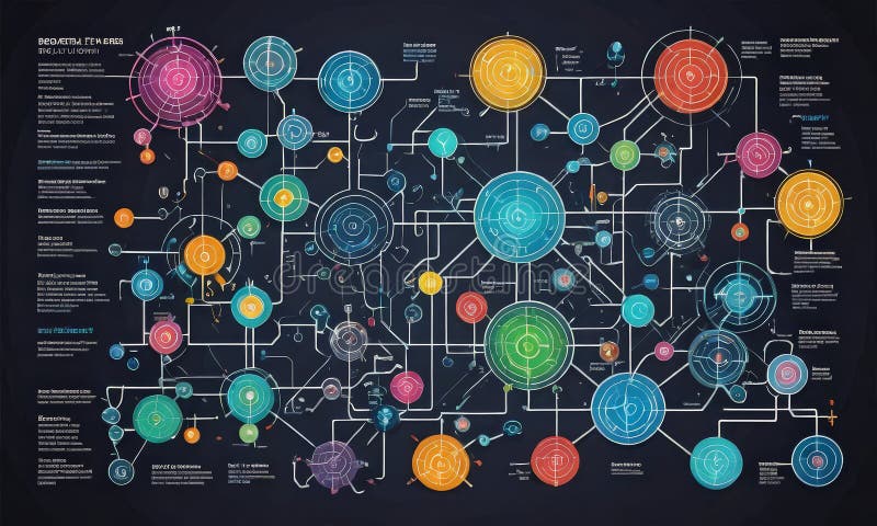The Science Universe Infographic Stock Illustration - Illustration of ...