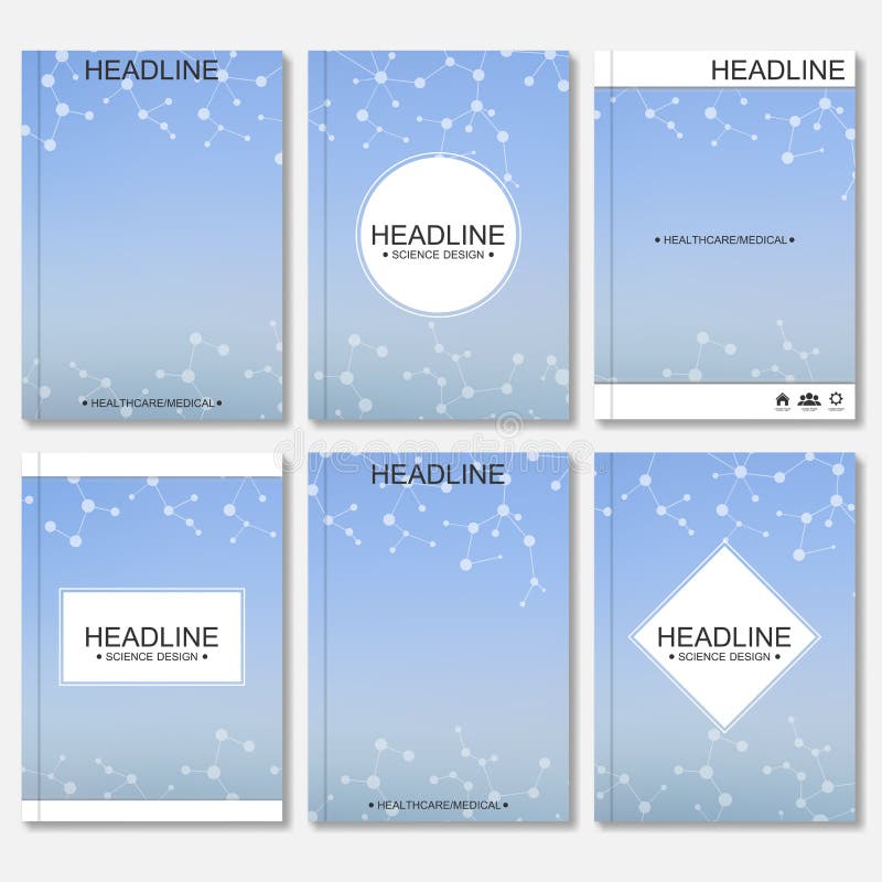 Science Vector Background. Modern Vector Templates for Brochure, Flyer ...