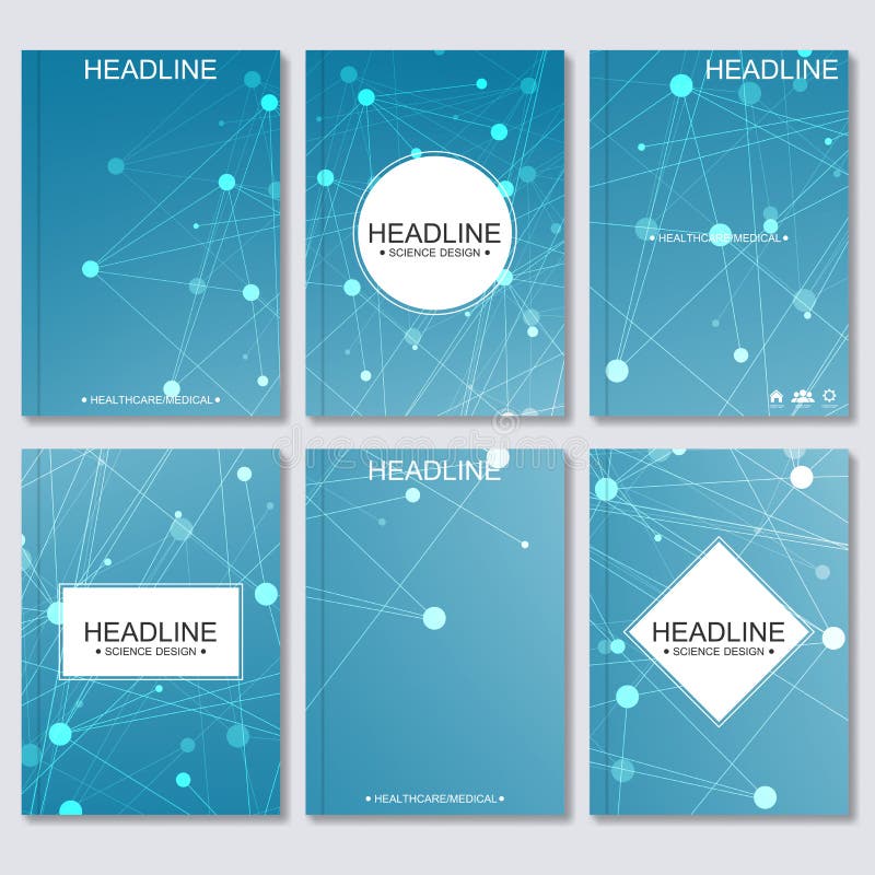 Science Vector Background. Modern Vector Templates for Brochure, Flyer ...