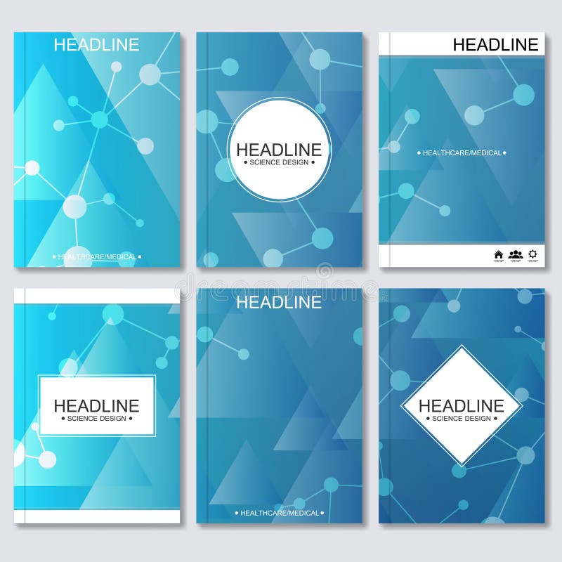 Science Vector Background. Modern Vector Templates for Brochure, Flyer ...