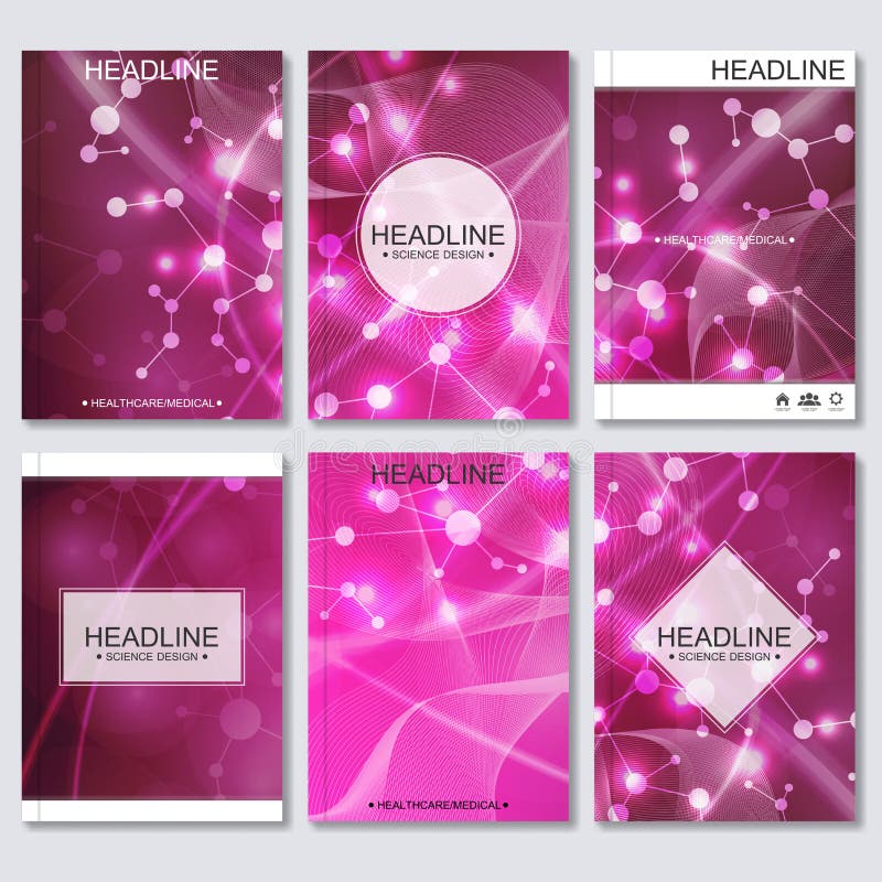 Science Vector Background. Modern Vector Templates for Brochure, Flyer ...