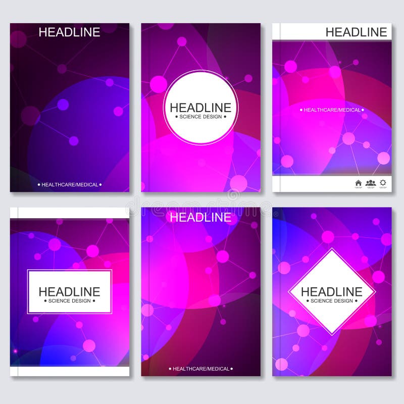 Science Vector Background. Modern Vector Templates for Brochure, Flyer ...