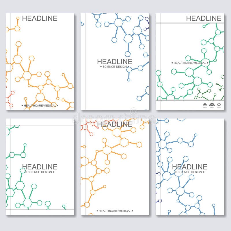 Science Vector Background. Modern Vector Templates for Brochure, Flyer ...