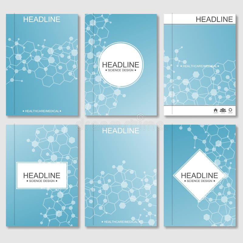 Science Vector Background. Modern Vector Templates for Brochure, Flyer ...