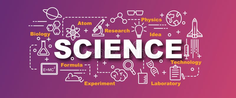 Science vector banner stock vector. Illustration of einstein - 92787277