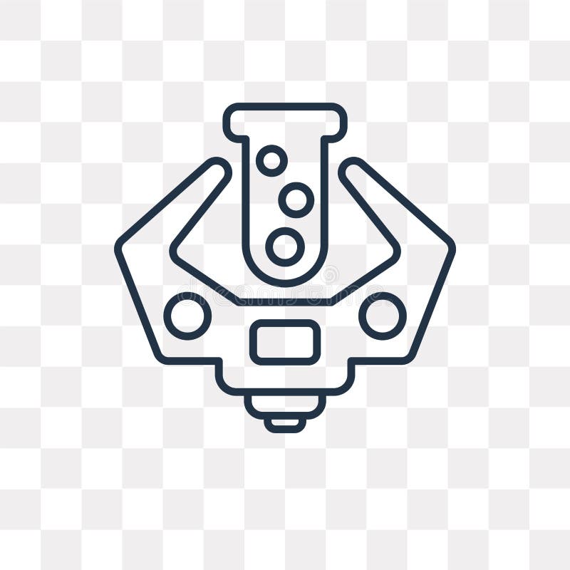 Science Vector Icon Isolated on Transparent Background, Linear S Stock ...