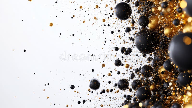 In Science, a White Background is the Setting for Flowing Molecules of ...