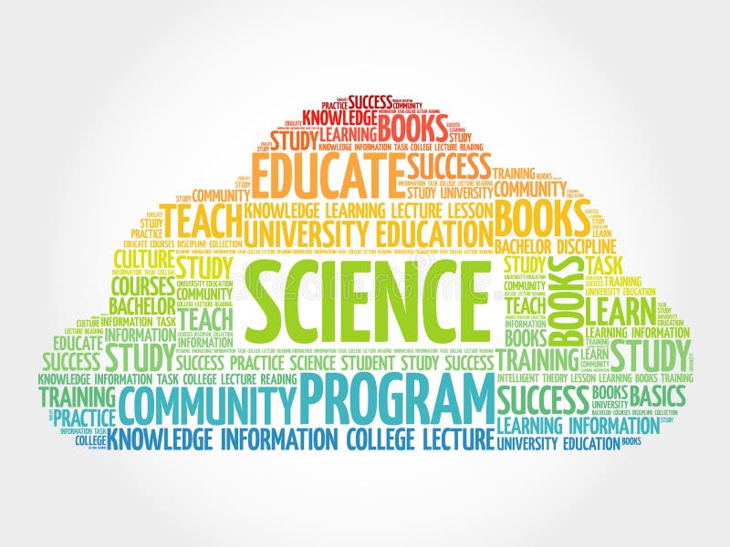 SCIENCE word cloud stock illustration. Illustration of immunology ...