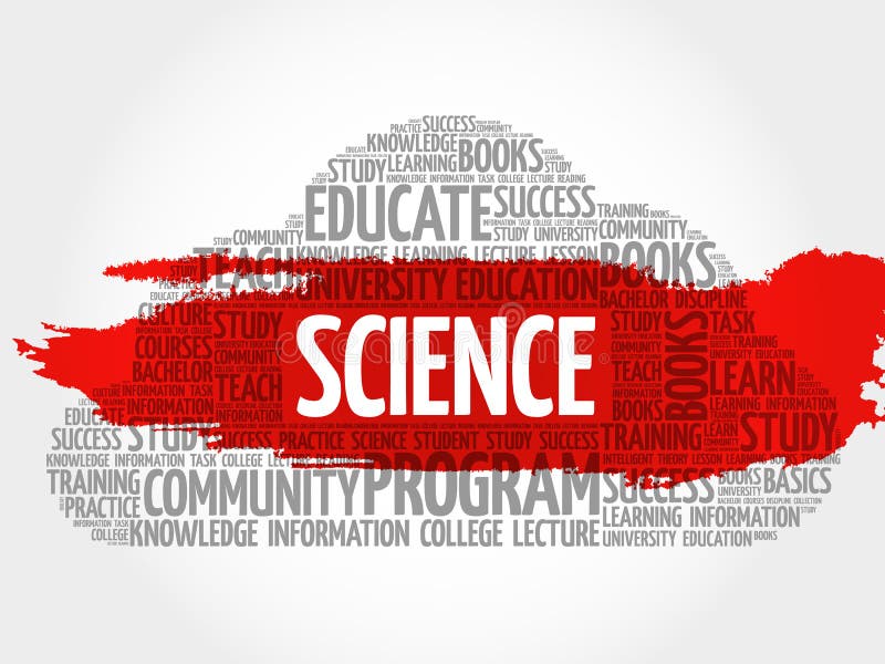 SCIENCE word cloud stock illustration. Illustration of life - 205712626