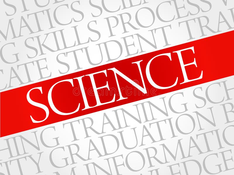 SCIENCE word cloud stock illustration. Illustration of immunology ...