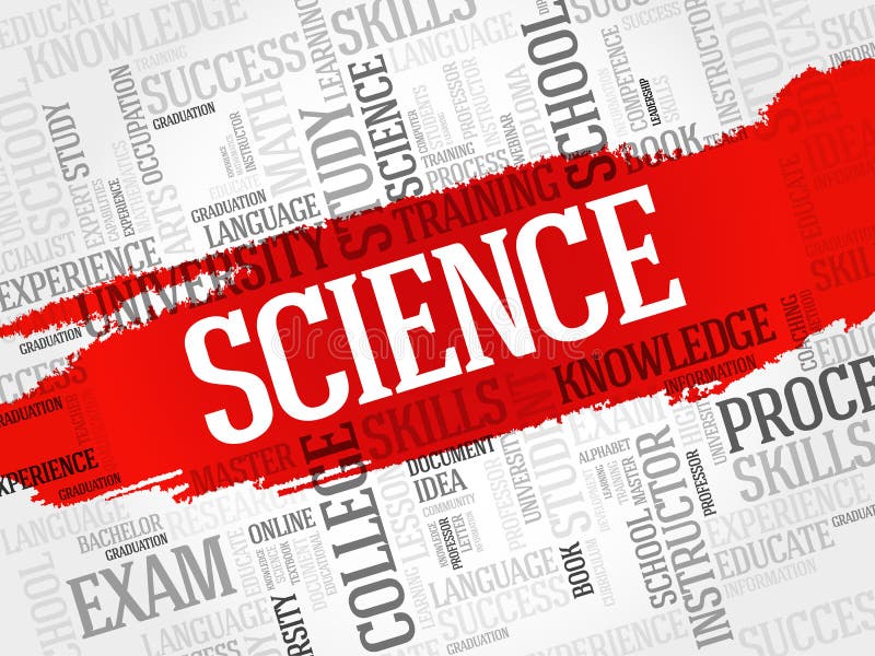 SCIENCE word cloud stock illustration. Illustration of medicine - 205968989