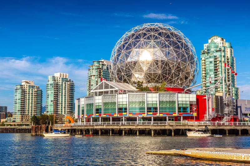 Science World in Vancouver editorial stock photo. Image of creek ...