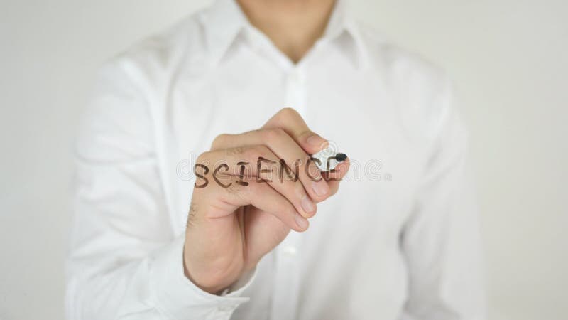 Science, Written on Glass stock image. Image of transparent - 99354861