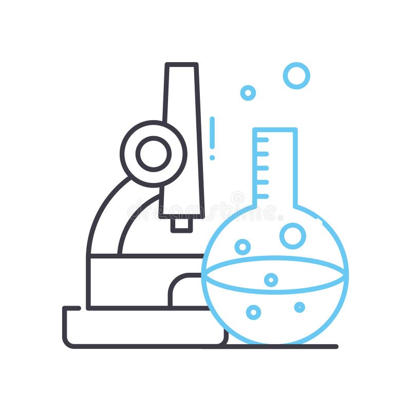 Sciences Line Icon, Outline Symbol, Vector Illustration, Concept Sign ...