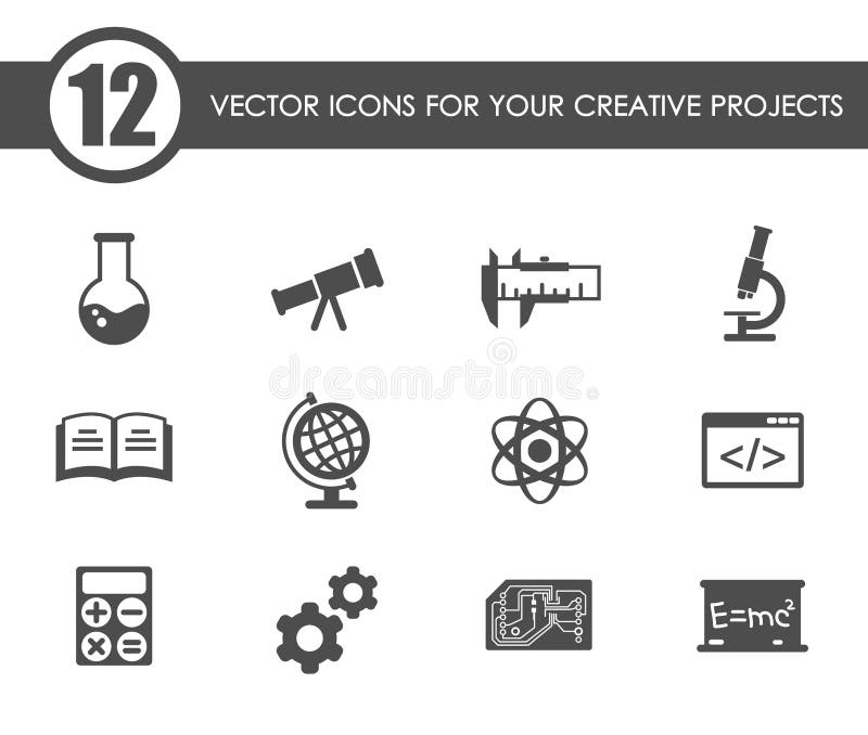 Sciences Icons Stock Illustrations – 402 Sciences Icons Stock ...
