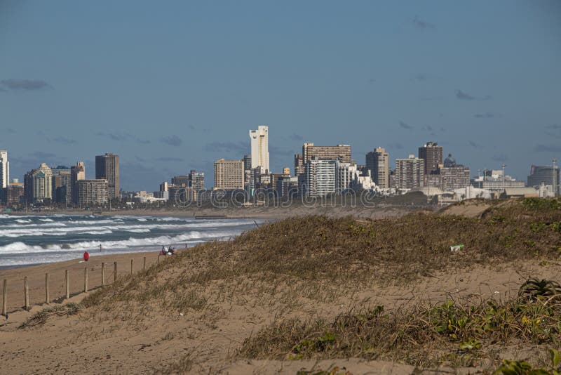 Scienic View Across Durban Bay with Buildings in Background Stock Image ...