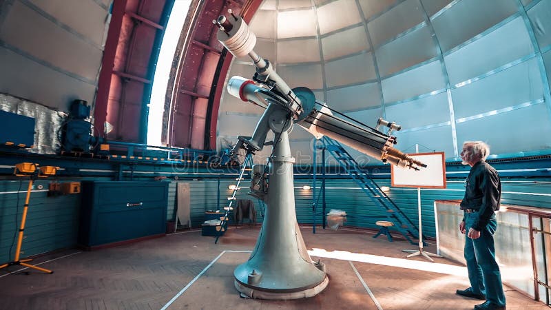 Observatory with a Telescope Stock Video - Video of astronomic ...