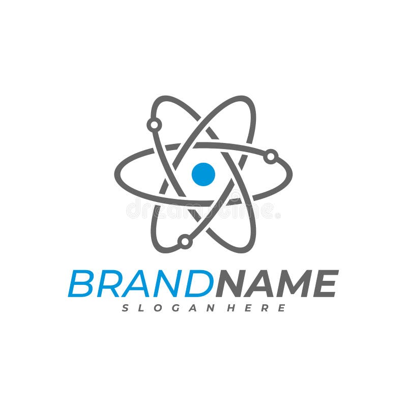 Scientific Atom Logo Template, Science Logo Design Vector Stock ...