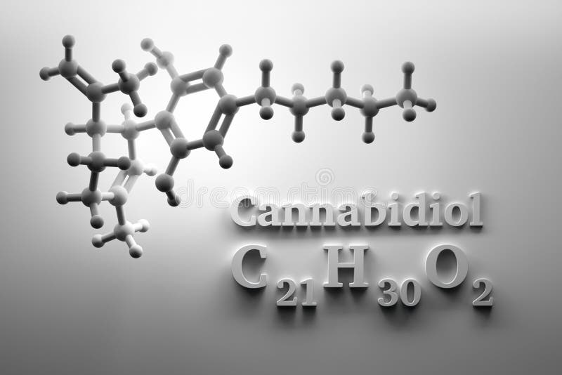 Cbd Molecular Structure Stock Illustrations – 216 Cbd Molecular ...