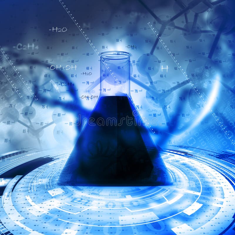 Scientific background stock illustration. Illustration of digital ...