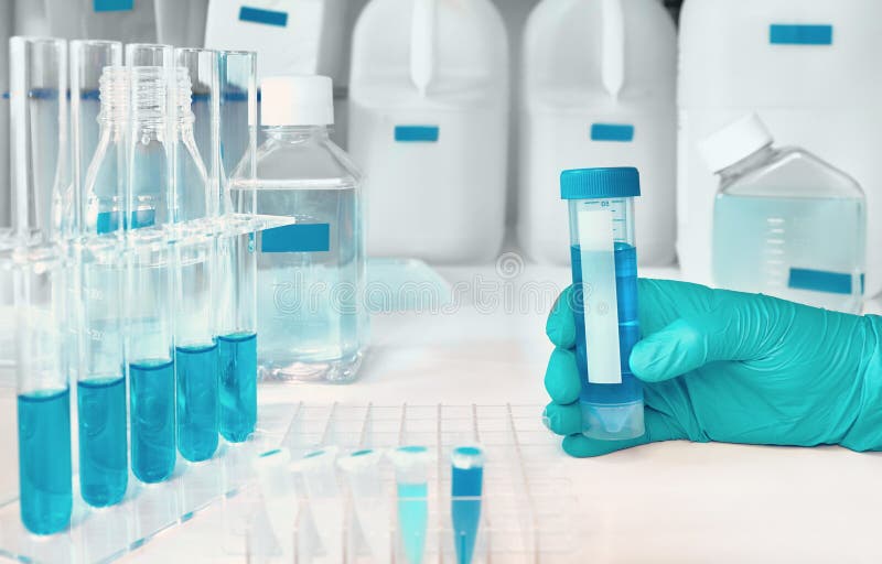 Scientific samples stock image. Image of science, pink - 33381245