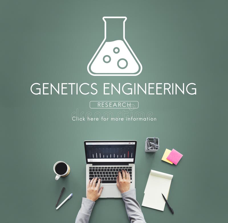 Scientific Biochemistry Genetics Engineering Concept Stock Image ...