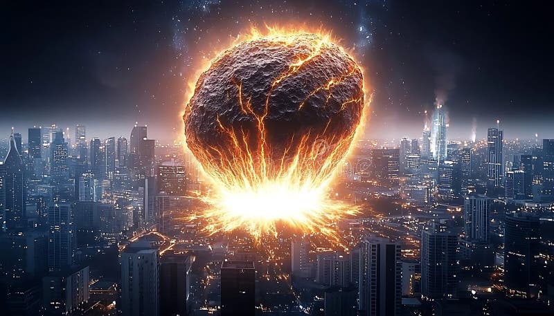 Scientific Breakthroughs Space Exploration. Dramatic Explosion in ...