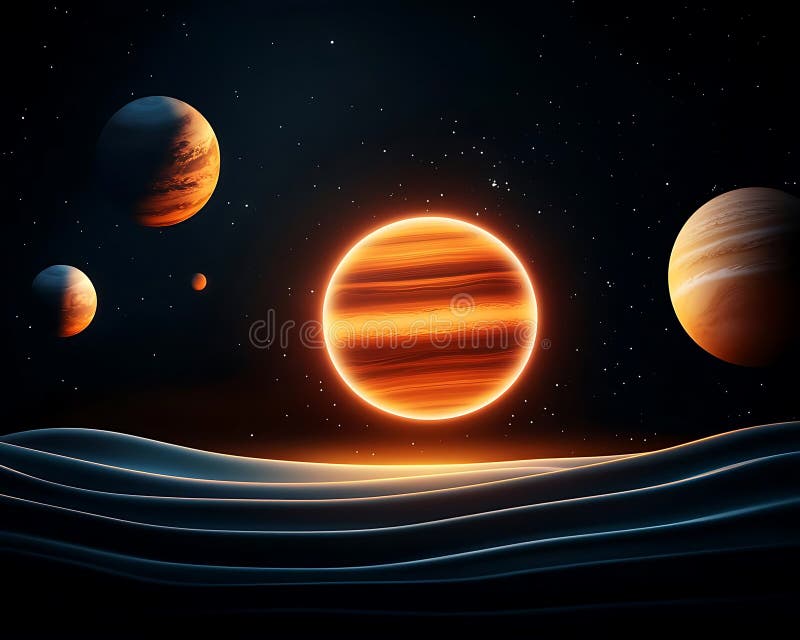 Scientific Breakthroughs Space Exploration. Stunning Cosmic Scene ...