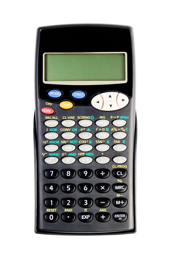 Scientific Calculator and Chemistry Formulas Notes Stock Photo - Image ...