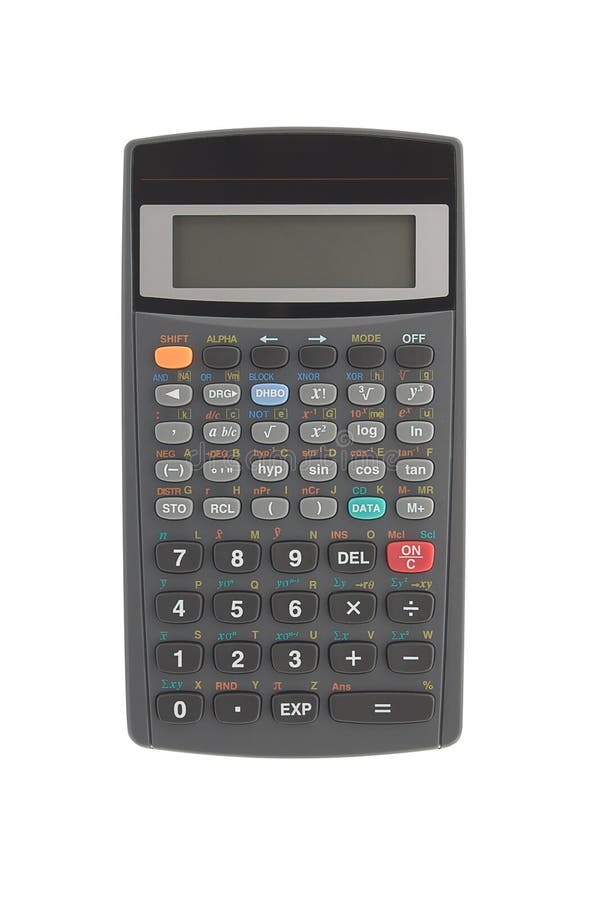 Scientific calculator stock image. Image of engineer, algebra - 6448925