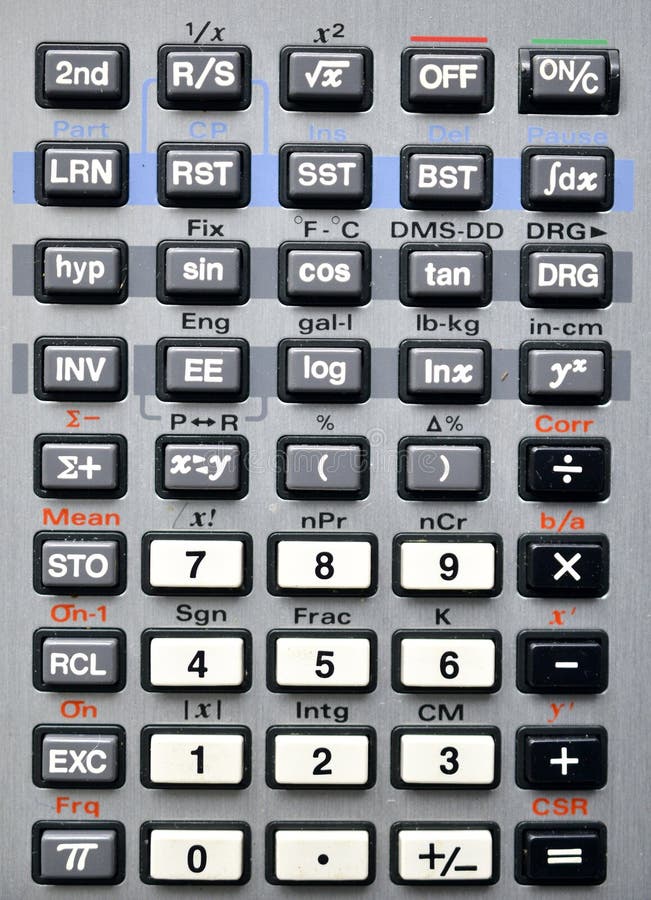Scientific Calculator , Conceptual and Science Concept Stock Photo ...
