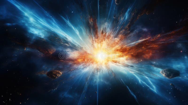 Scientific Concept of Imaging a Supernova Explosion in Deep Space. Sci ...