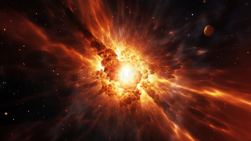 Scientific Concept of Imaging a Supernova Explosion in Deep Space. Sci ...