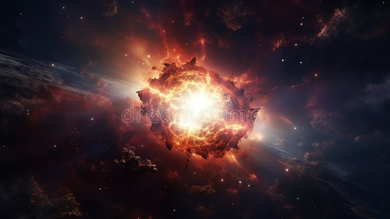 Scientific Concept of Imaging a Supernova Explosion in Deep Space. Sci ...