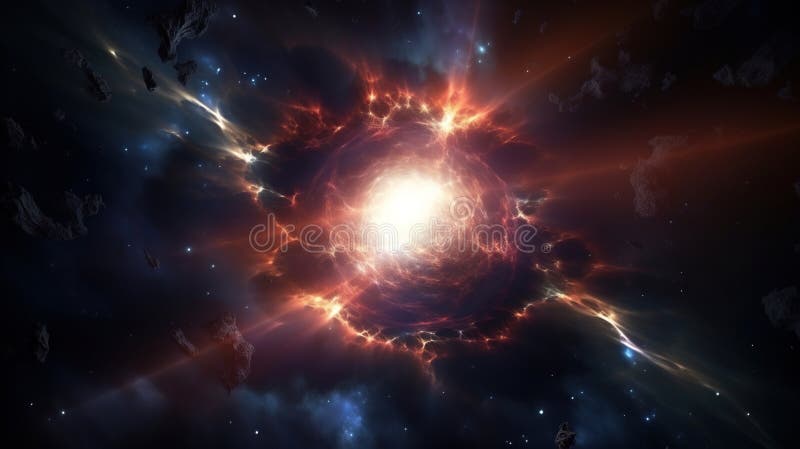 Scientific Concept of Imaging a Supernova Explosion in Deep Space. Sci ...