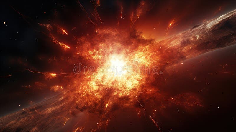 Scientific Concept of Imaging a Supernova Explosion in Deep Space. Sci ...