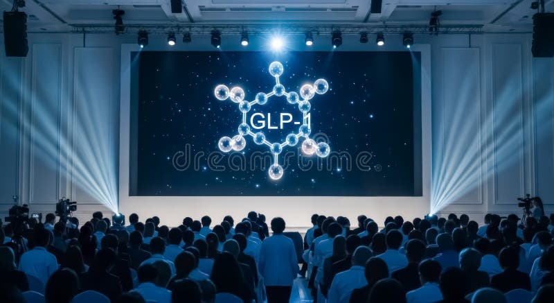 Scientific Conference Presentation with Audience Observing GLP-1 ...