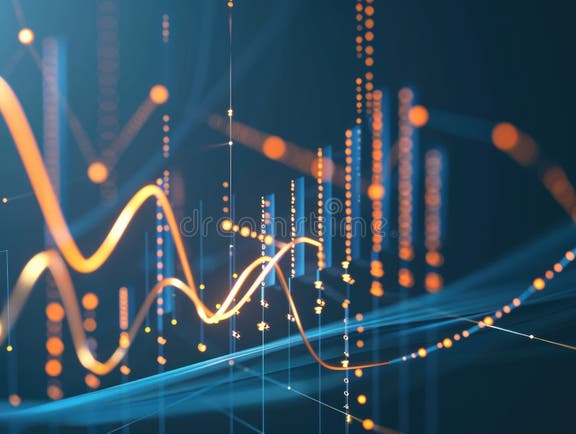 Scientific Data Analysis Graphic Stock Illustration - Illustration of ...