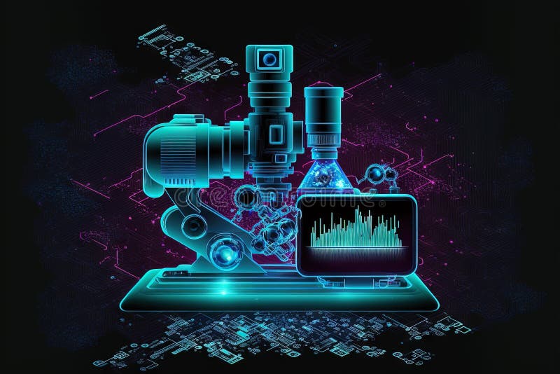 Scientific Device for Medical Research in Laboratory. Abstract ...