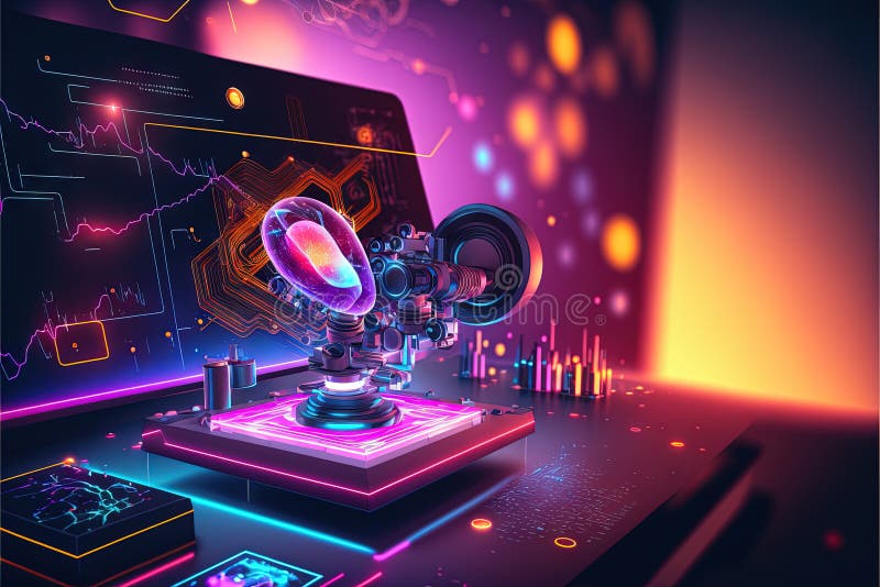 Scientific Device for Medical Research in Laboratory. Abstract ...