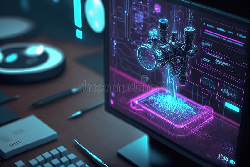 Scientific Device for Medical Research in Laboratory. Abstract ...