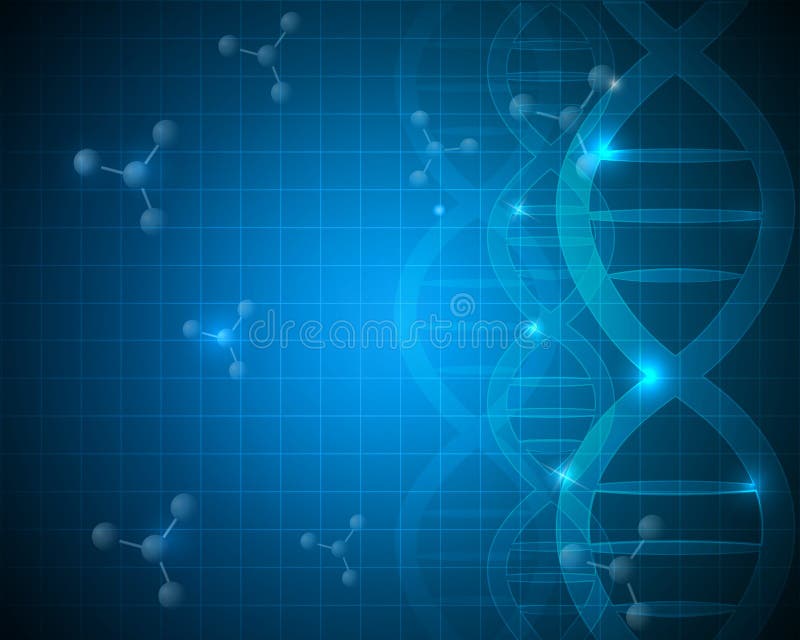 Scientific DNA background stock vector. Illustration of effect - 82487184