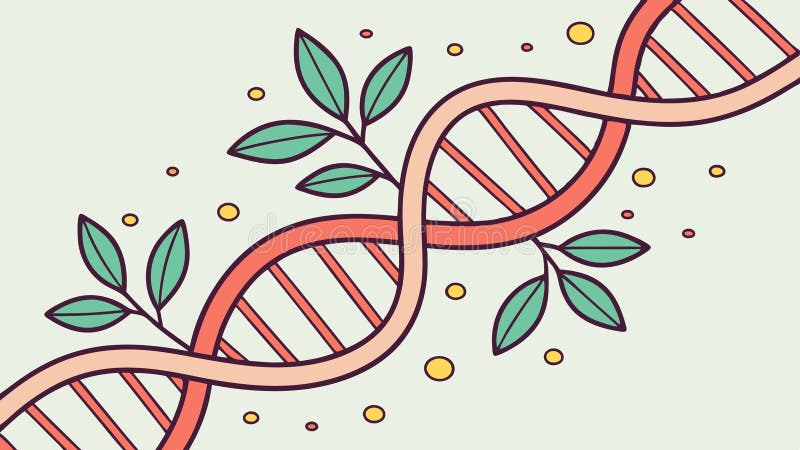 Scientific DNA Double Helix Structure, Genetic Code, Vector Design ...