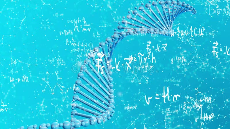 Scientific DNA and Equations Fusion Stock Video - Video of equations ...