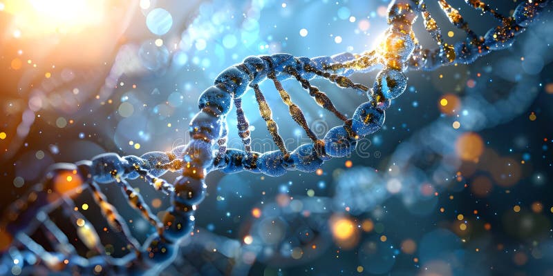 Scientific DNA Gene Background Stock Illustration - Illustration of ...