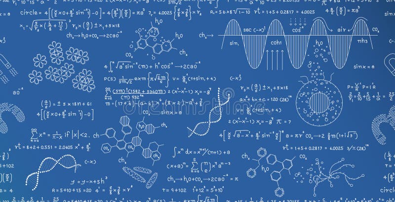 Formula for Scientific Invention. Stock Vector - Illustration of ...