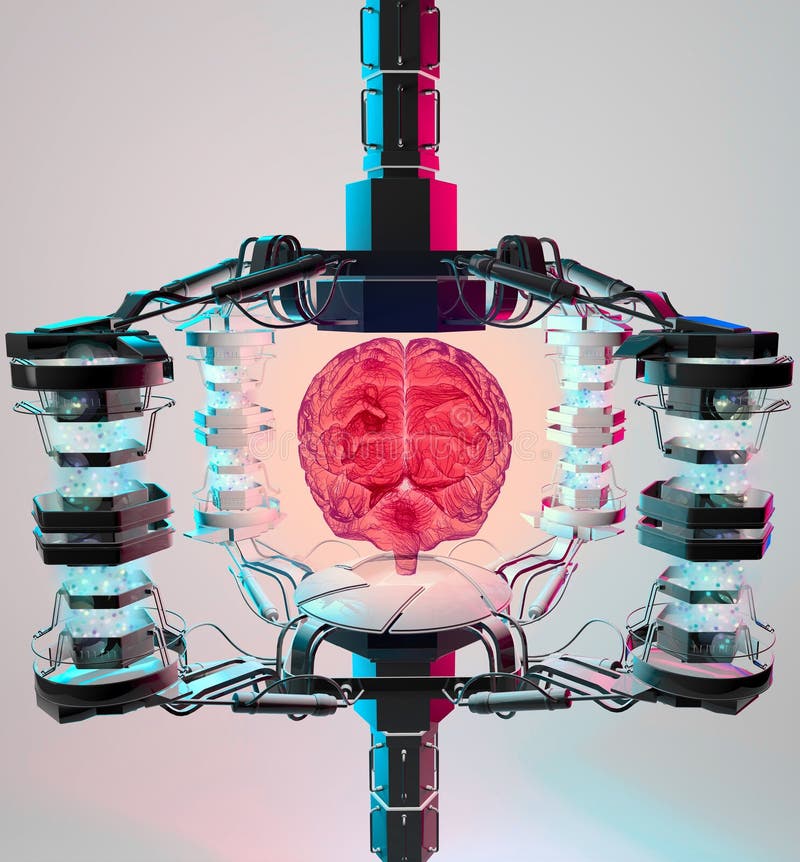 Robotic Brain Operation, Neuron Intervention, New Technology ...