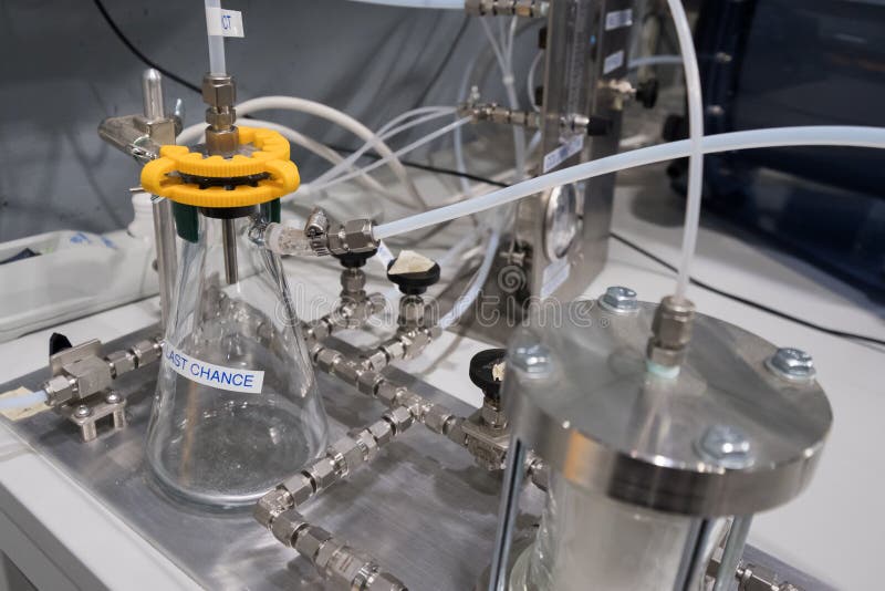 Scientific Equipment in a New Laboratory Stock Photo - Image of ...